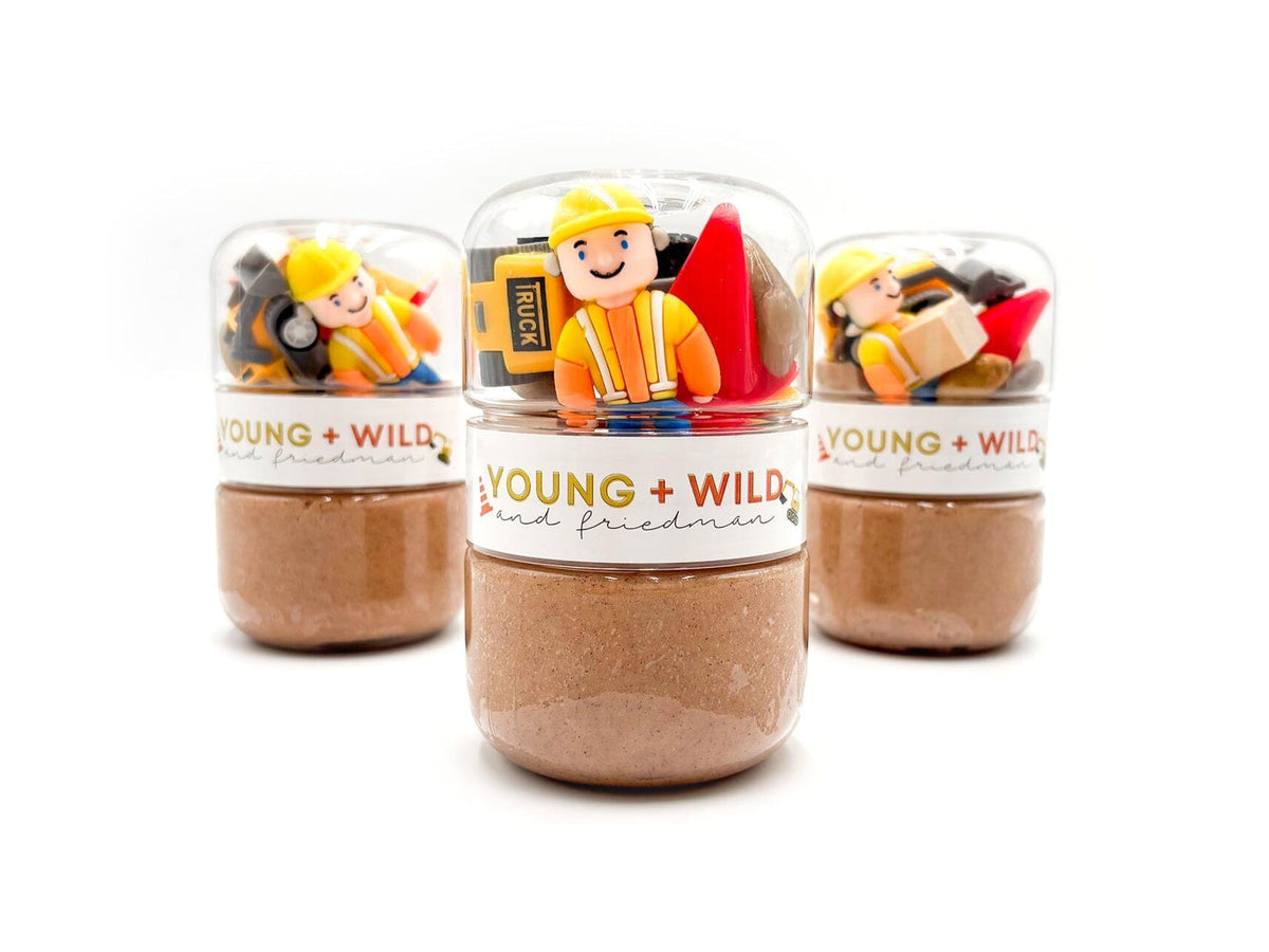 Construction Grab & Go Dough Jar · Young + Wild and Friedman