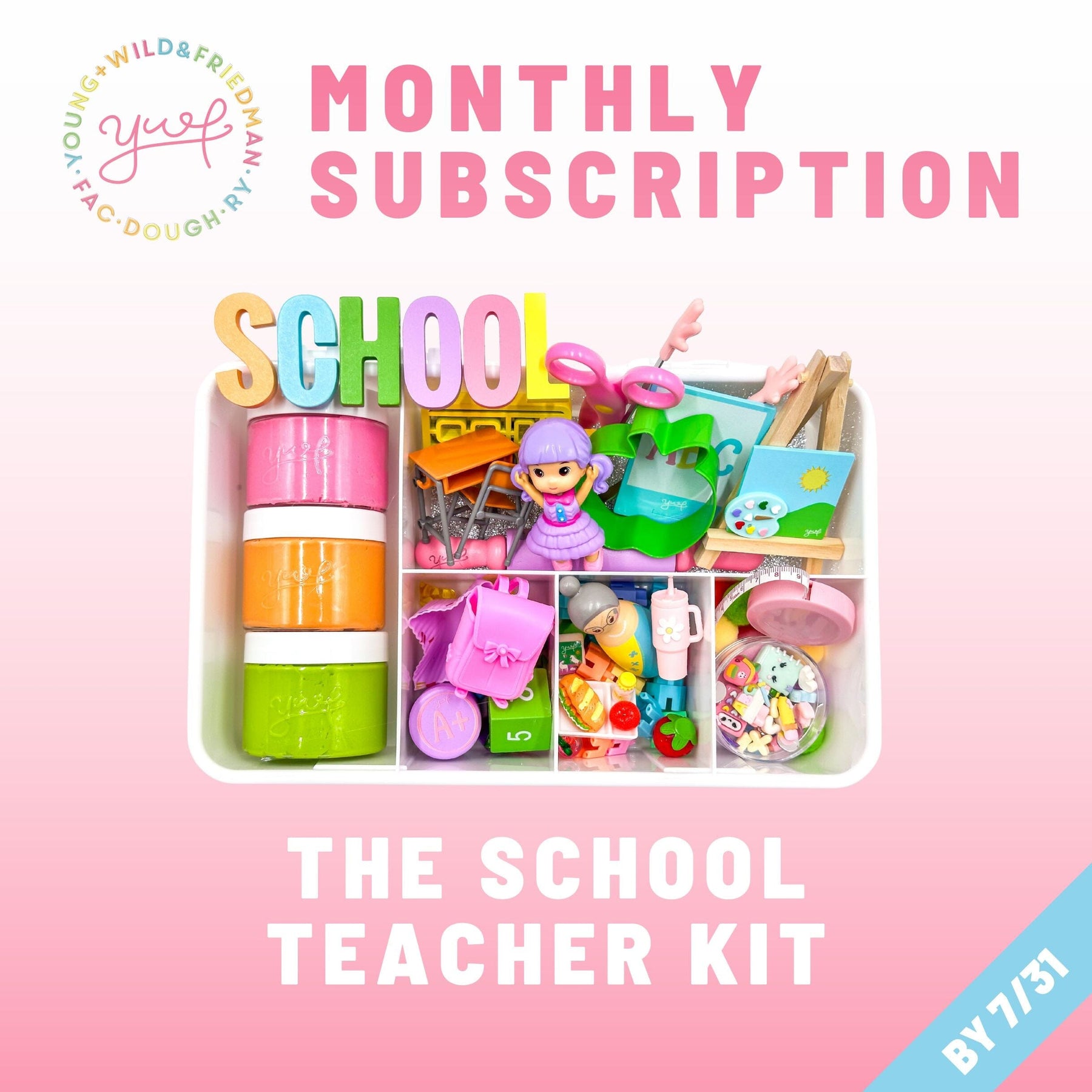 Monthly Subscription - Girl Theme · Young + Wild and Friedman