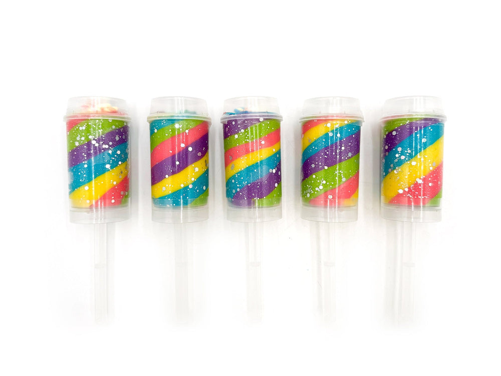Rainbow Unicorn Sensory Dough Push Pop · Young + Wild and Friedman