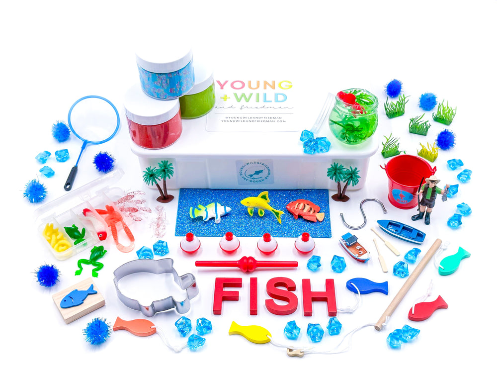 Fishing Sensory Kit · Young + Wild and Friedman